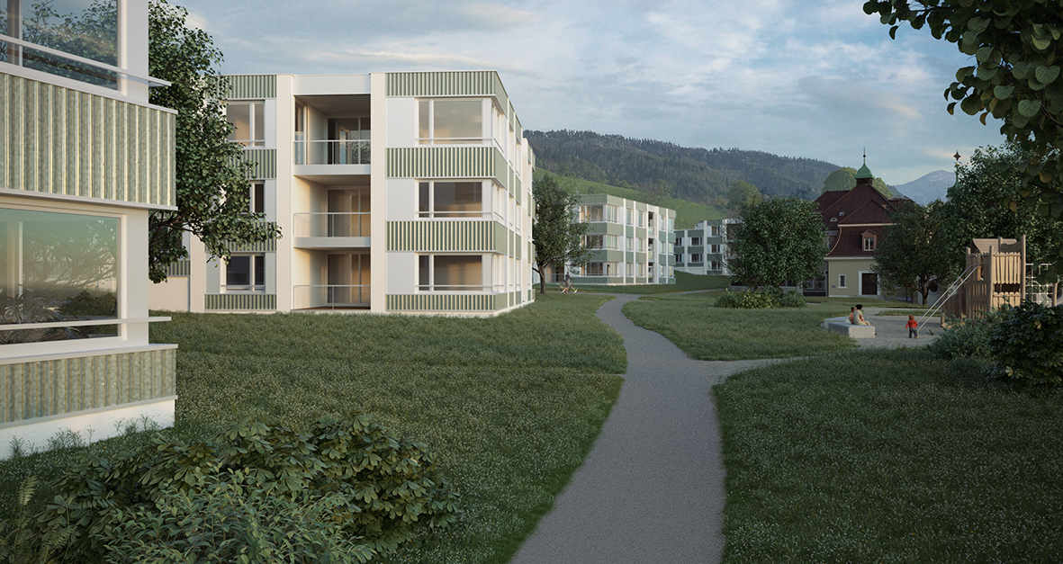 Wohnüberbauung Salesianum, Zug - Albi Nussbaumer Architekten